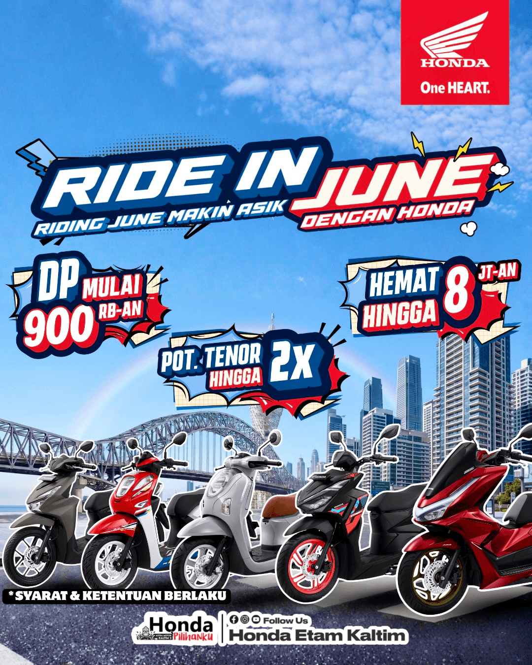 Promo RIDE IN JUNE | Kaltim 2 - Juni 2026 | Astra Motor